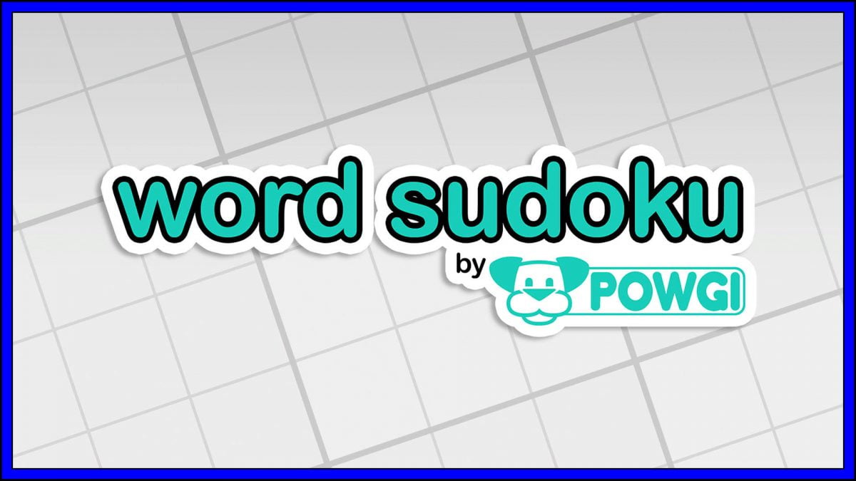 Word Sudoku by POWGI (PS4 and PS Vita) Review - GamePitt - Lightwood Games