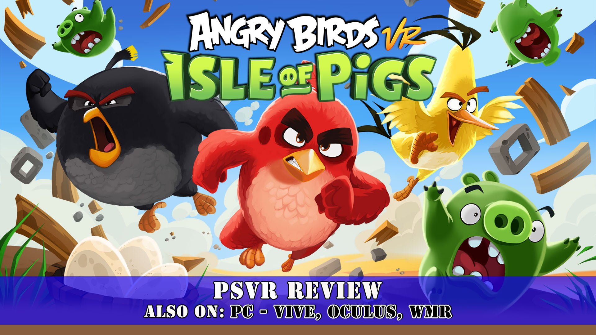 Angry Birds VR: Isle of Pigs (PSVR) Review | GamePitt - Resolution Games