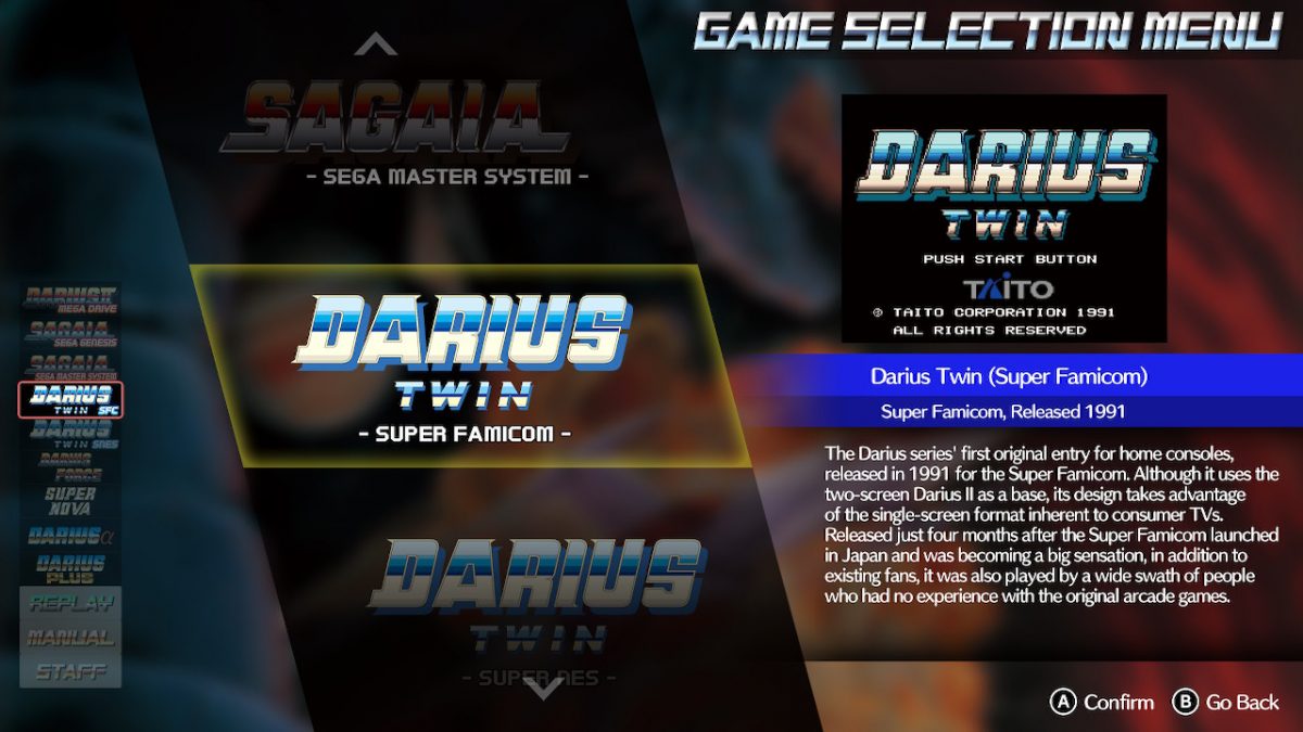 Darius Cozmic Collection: Console (Switch) Review - GamePitt - ININ Games
